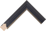 34mm Wide Black/GSE Scoop Radiata Pine FJ Picture Frame Moulding (AQ ...